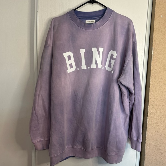 Anine Bing | Tops | Anine Bing Overside Sweatshirt | Poshmark